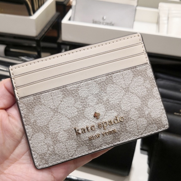 kate spade | Accessories | New Kate Spade Signature Spade Flower Small ...